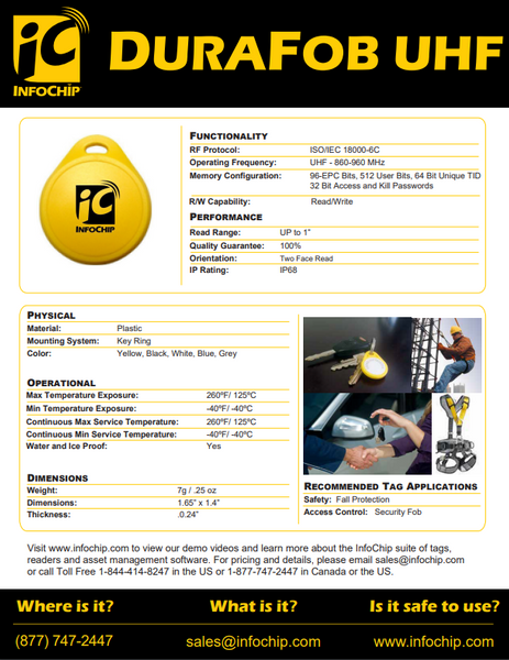 DURAFOB-UHF-001 DuraFob UHF US – Star Source LLC